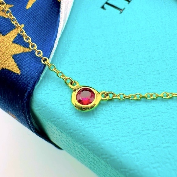 Tiffany & Co. | Jewelry | Tiffany Co Color By The Yard Ruby Pendant In ...